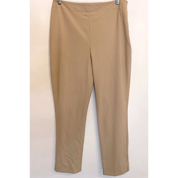 Talbots | Pants & Jumpsuits | Vintage Minimalist Tan Flat Front High ...